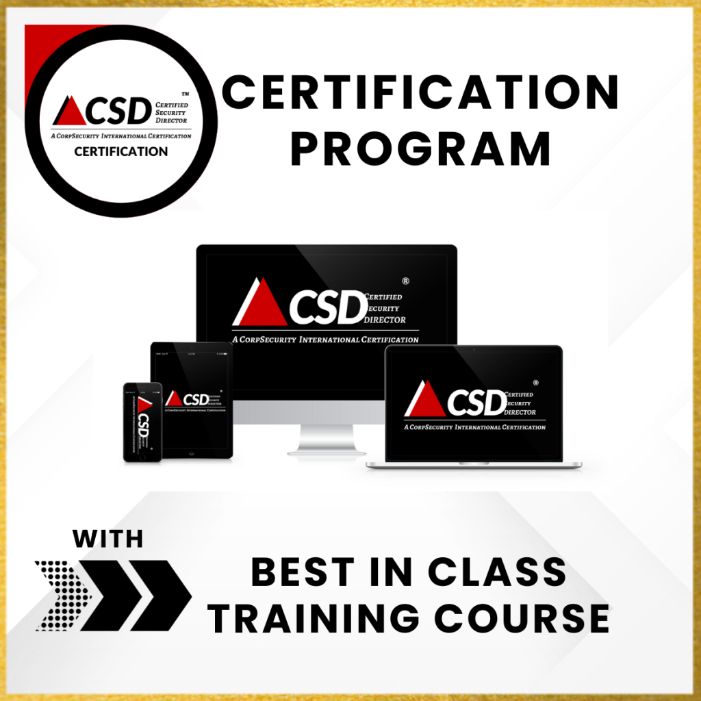 New Batch Enrollment for CSD - CorpSecurity International