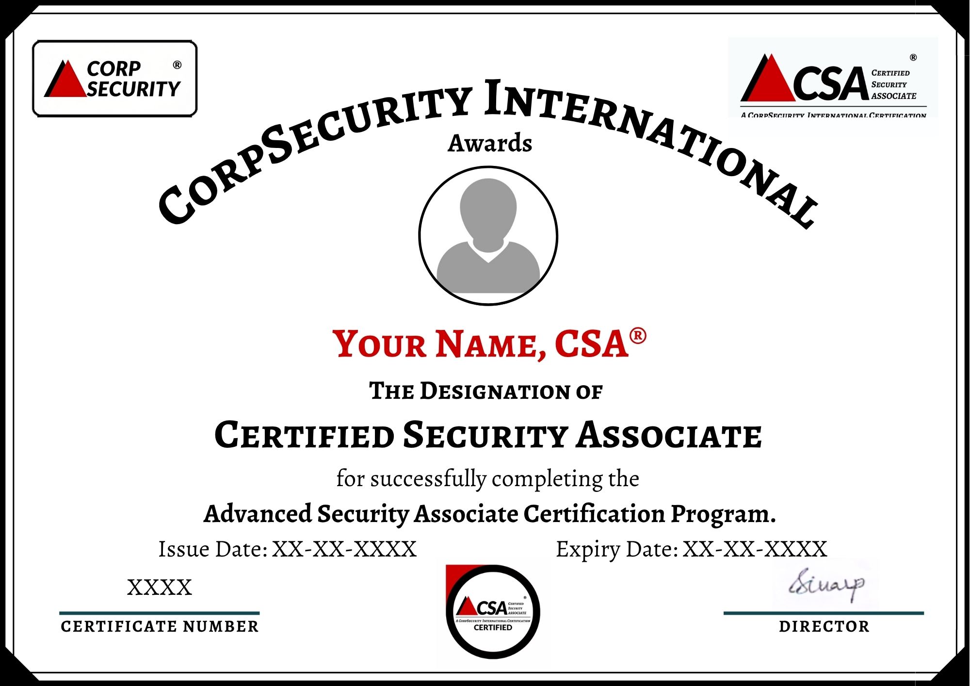 Certified Security Associate (CSA) – Security Certification